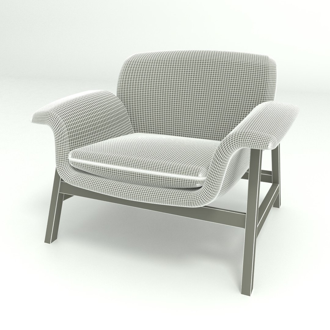 Agnese Armchair 3d Model