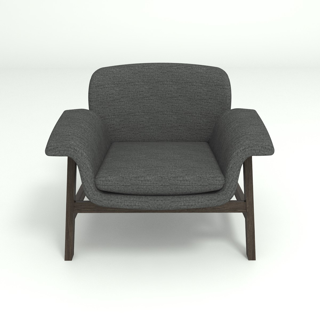 Agnese Armchair 3d Model