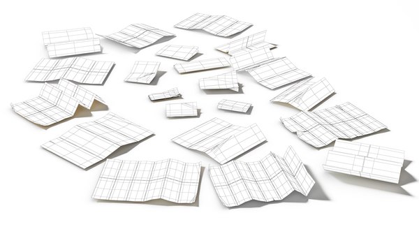 3D Folded Paper model - TurboSquid 1889423