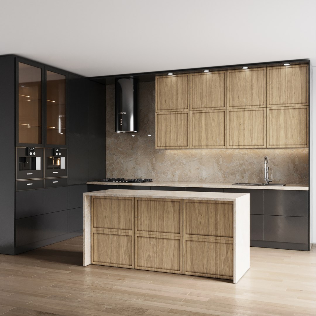 3D Kitchen 029 Model - TurboSquid 1893693
