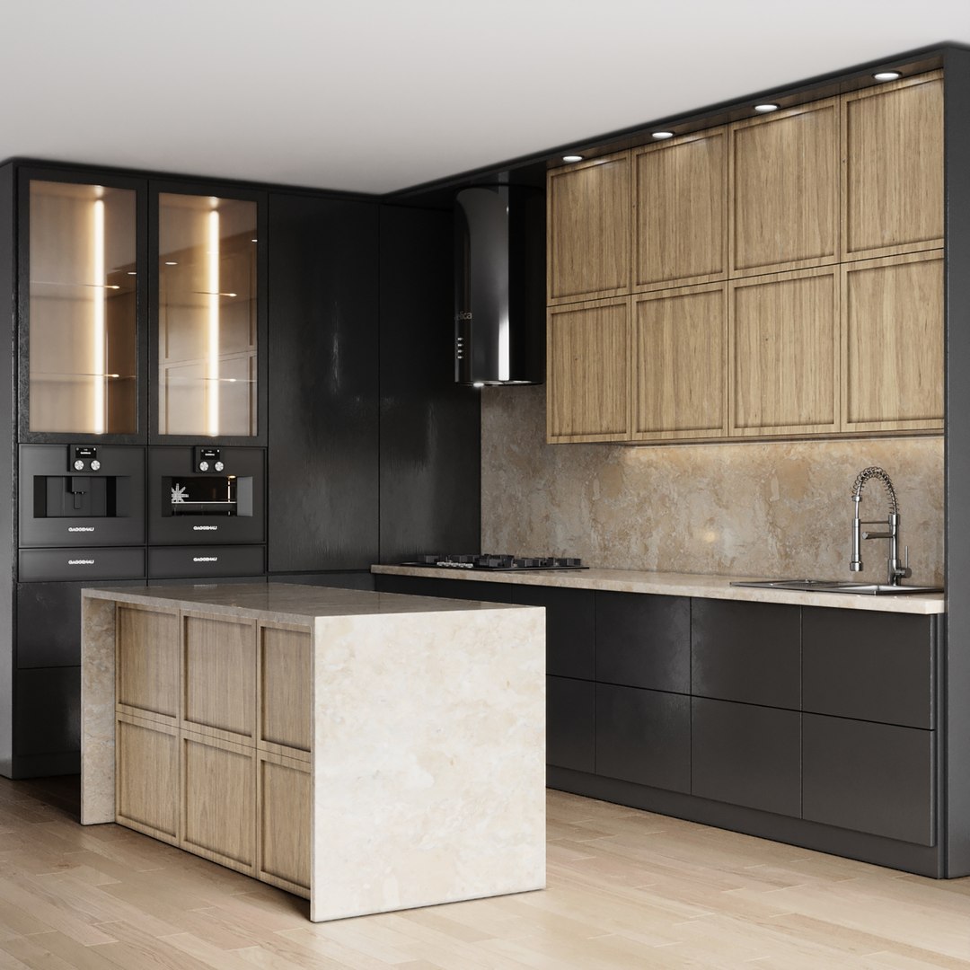 3D Kitchen 029 Model - TurboSquid 1893693