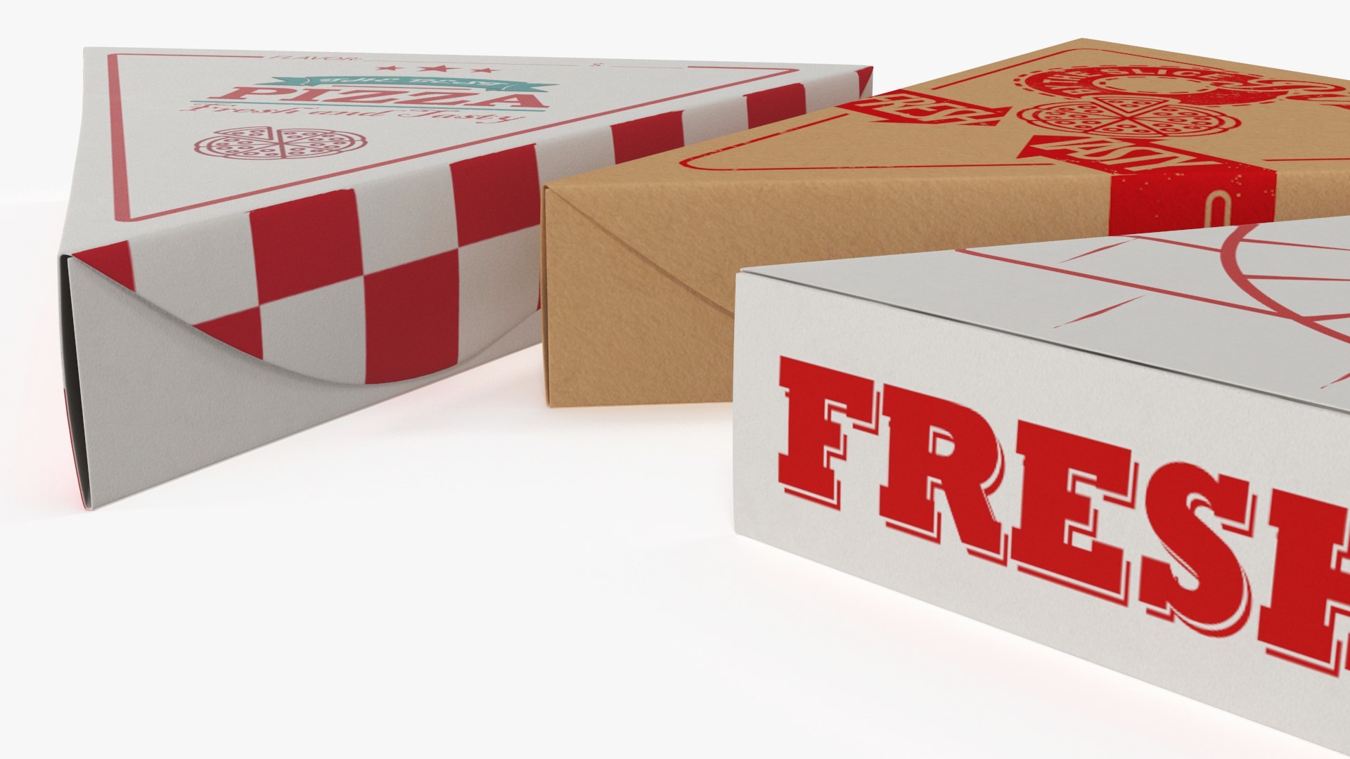Pizza Boxes Collection 3D Model - TurboSquid 2181240
