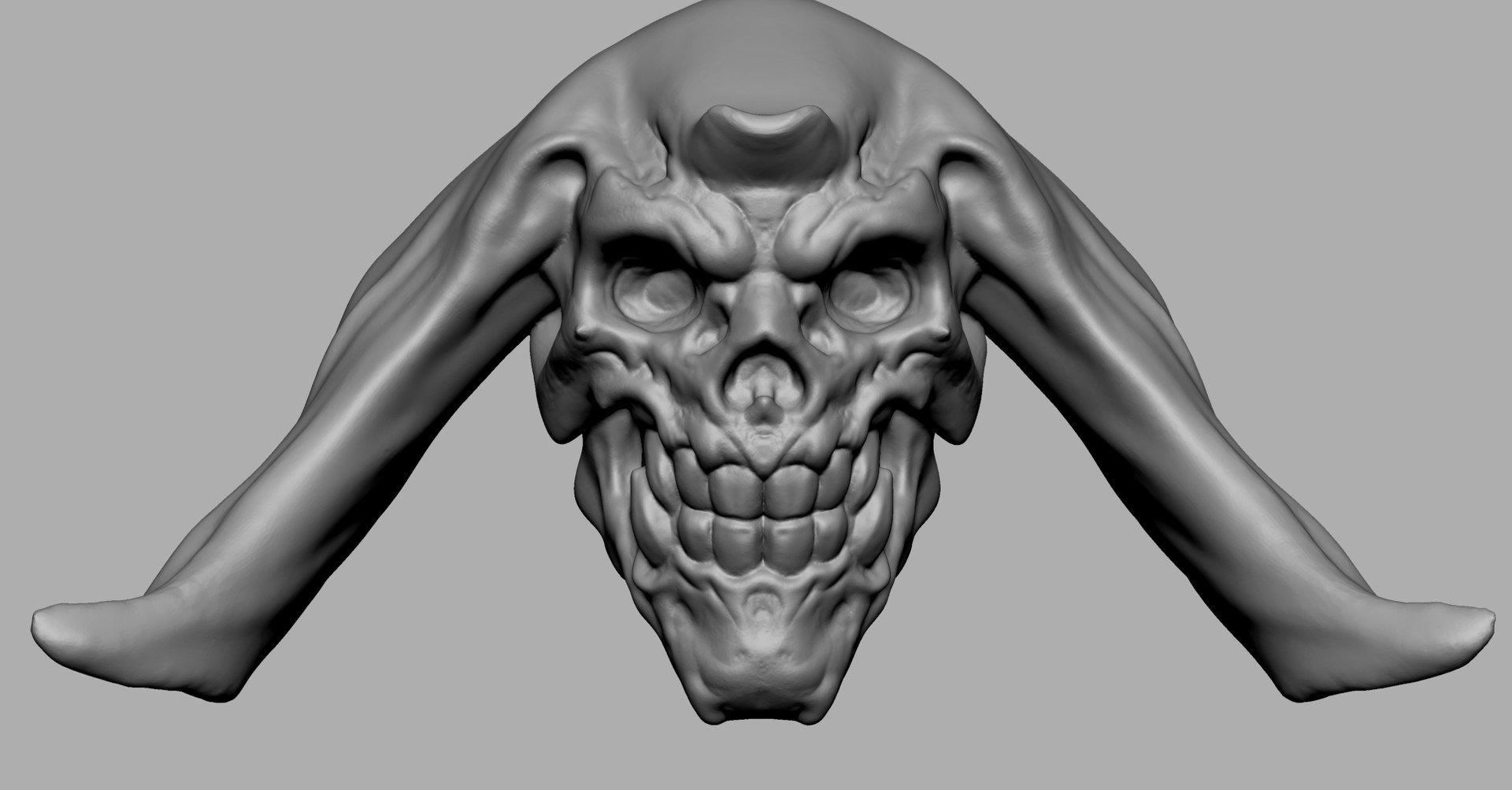 Stylized Skull 3D Model - TurboSquid 1497192