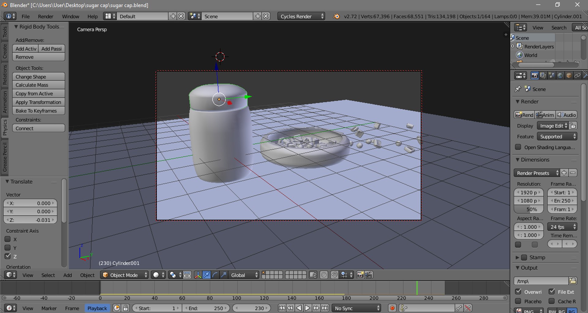 3d jar candies model