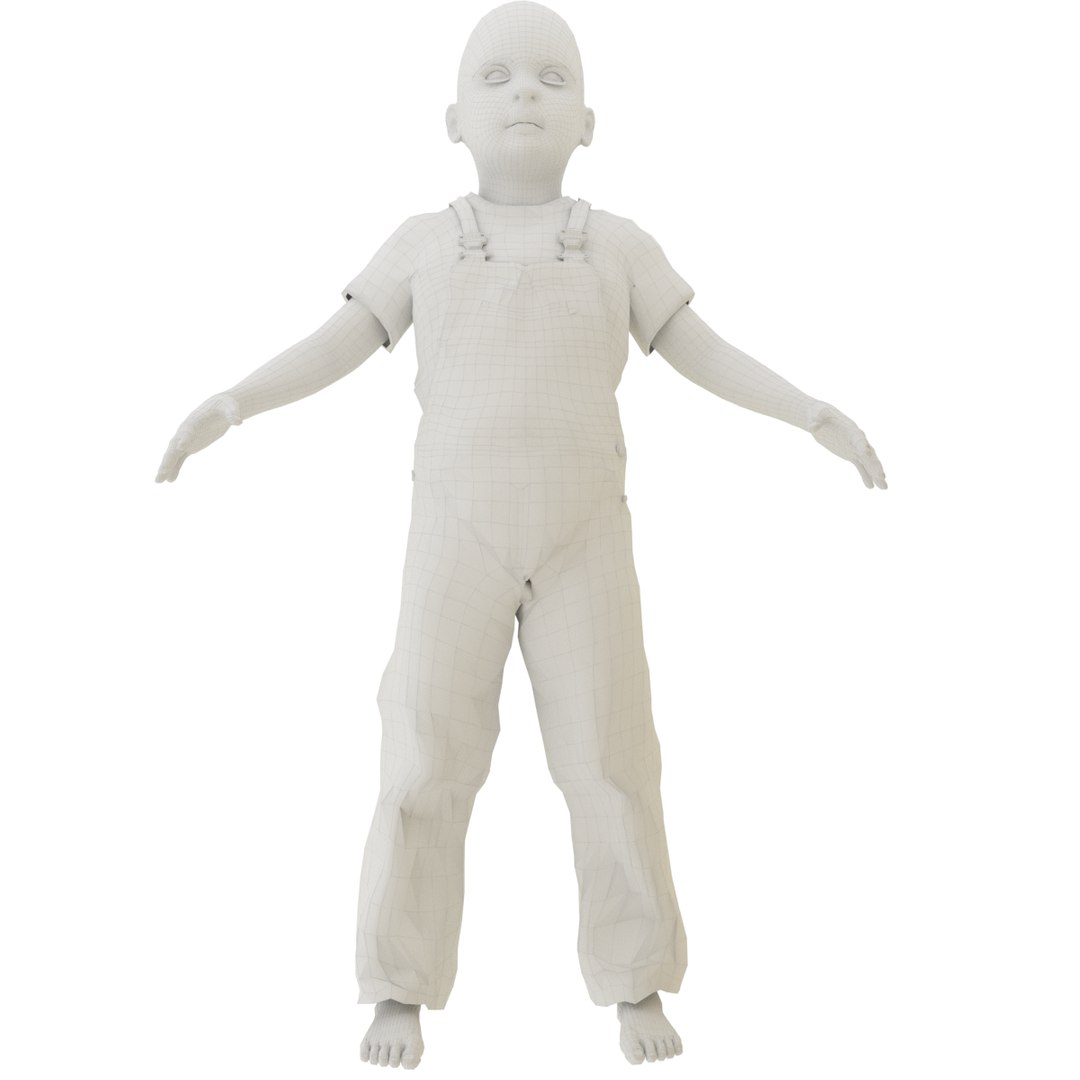 3D Blender Boy Years Old - TurboSquid 1350236