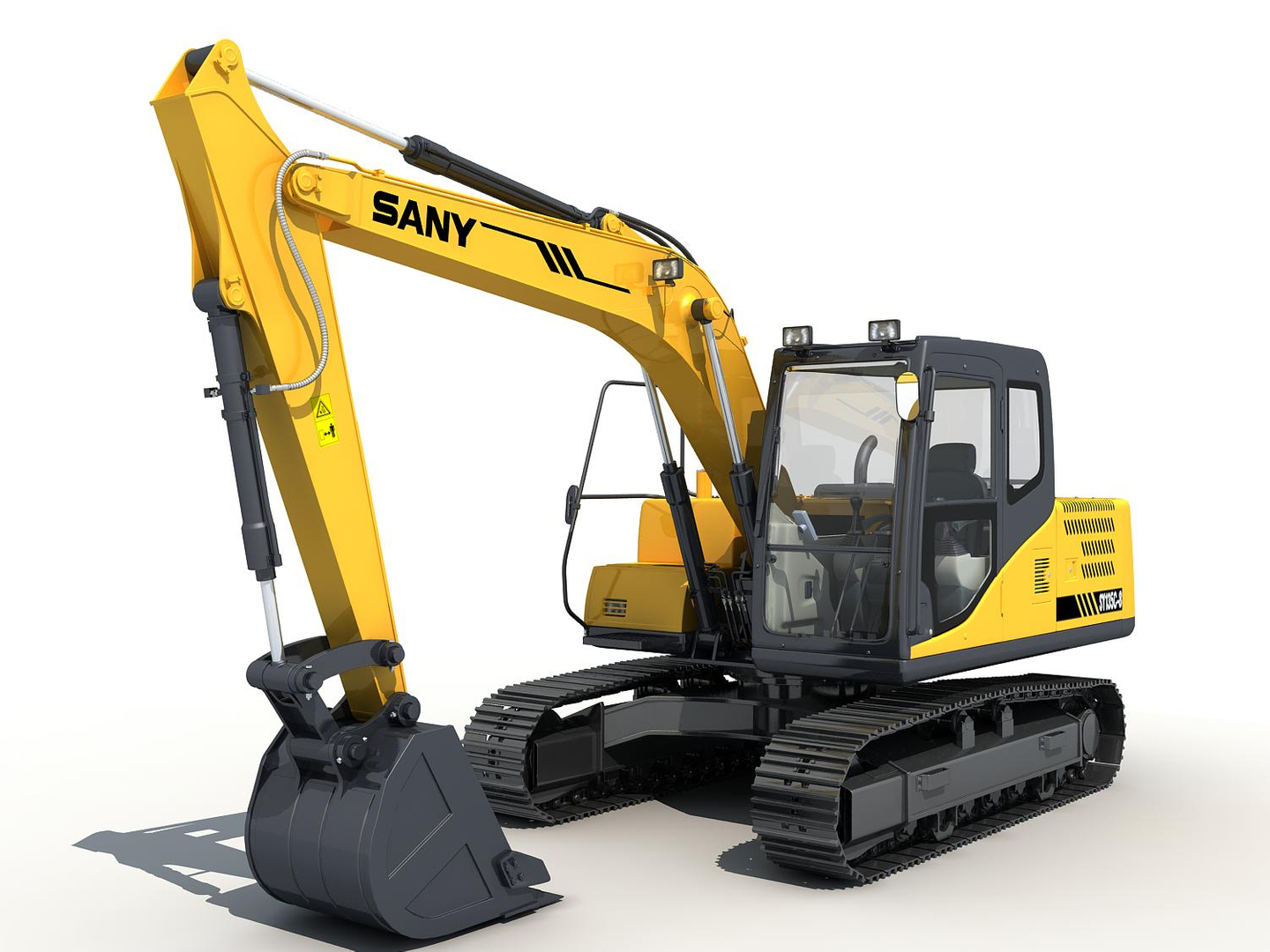 3d max excavator sany