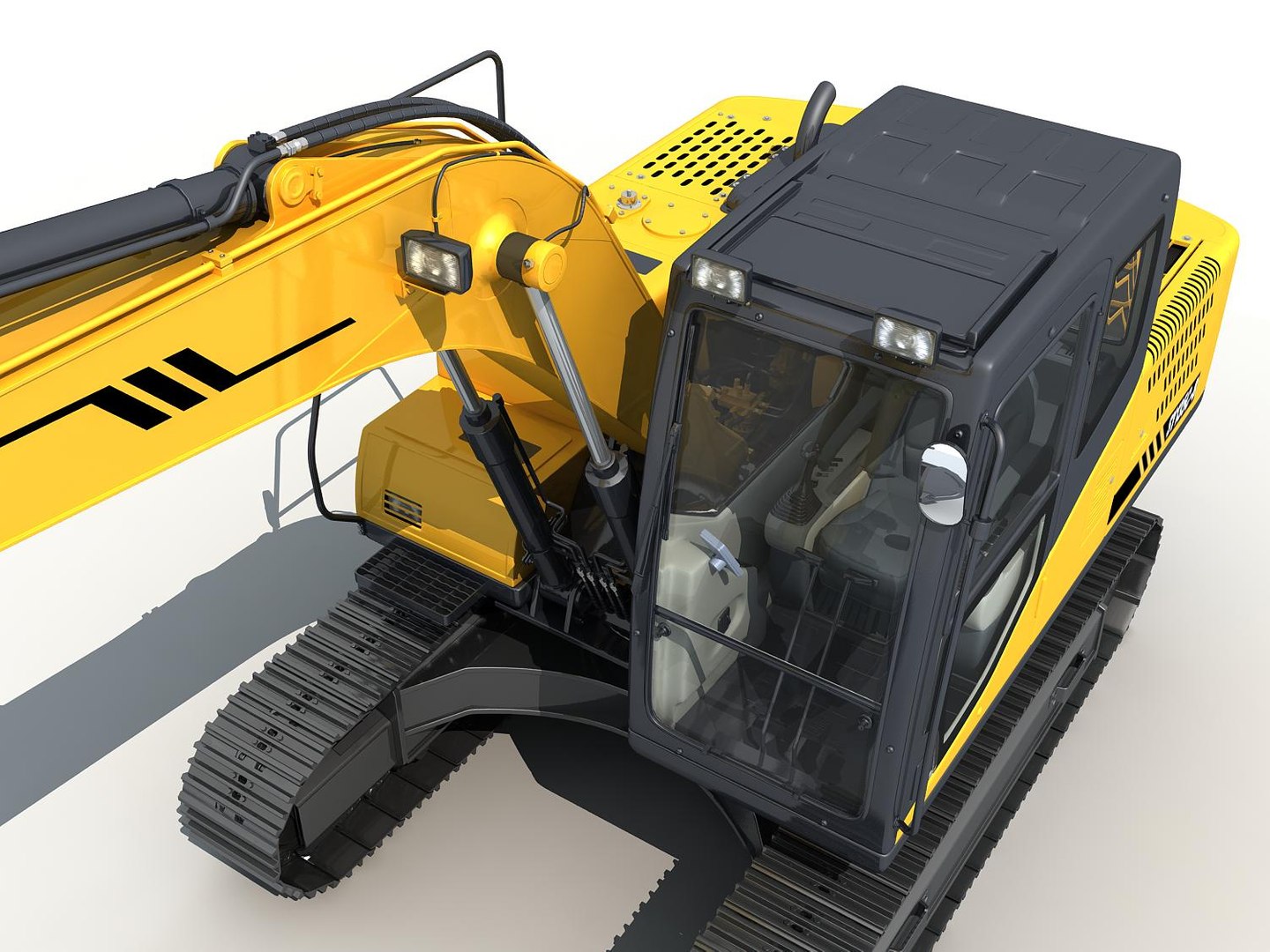 3d max excavator sany