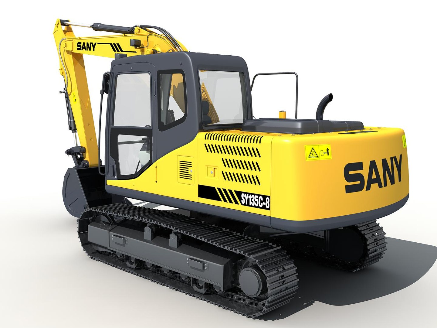 3d Max Excavator Sany