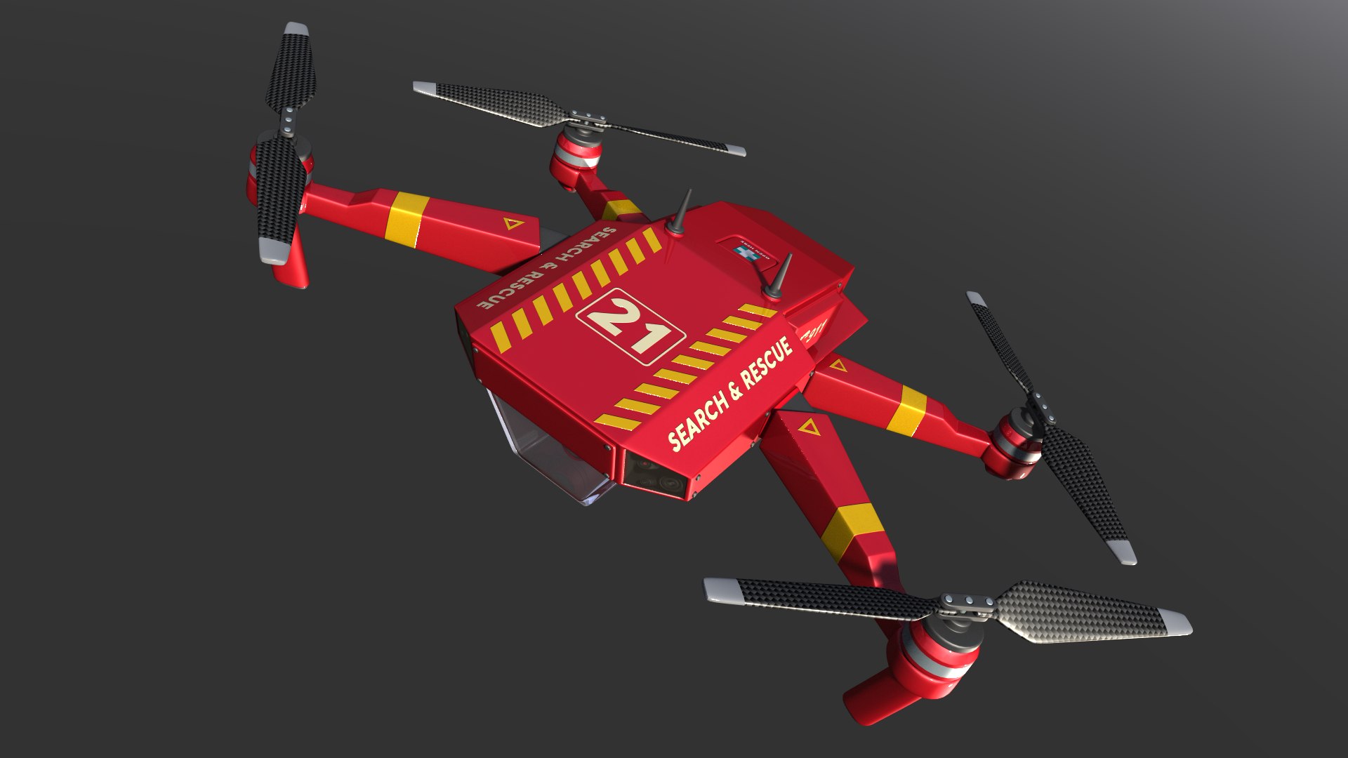 3D Drone Fire Search And Rescue - TurboSquid 2198224