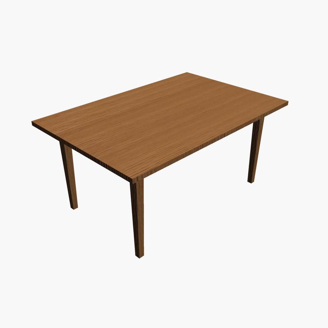 3D kitchen table model - TurboSquid 1670847