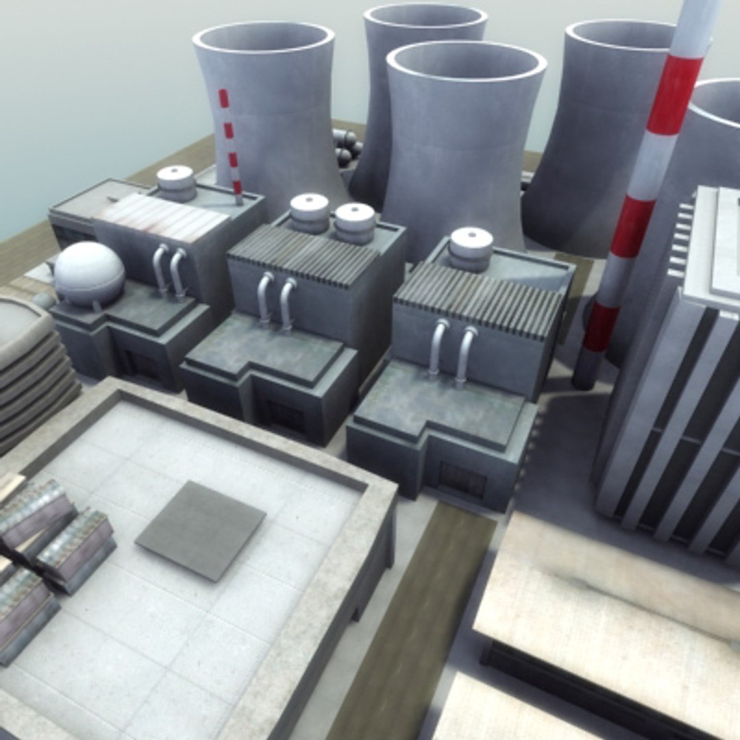 Industrial Powerstation Rt 3d Model