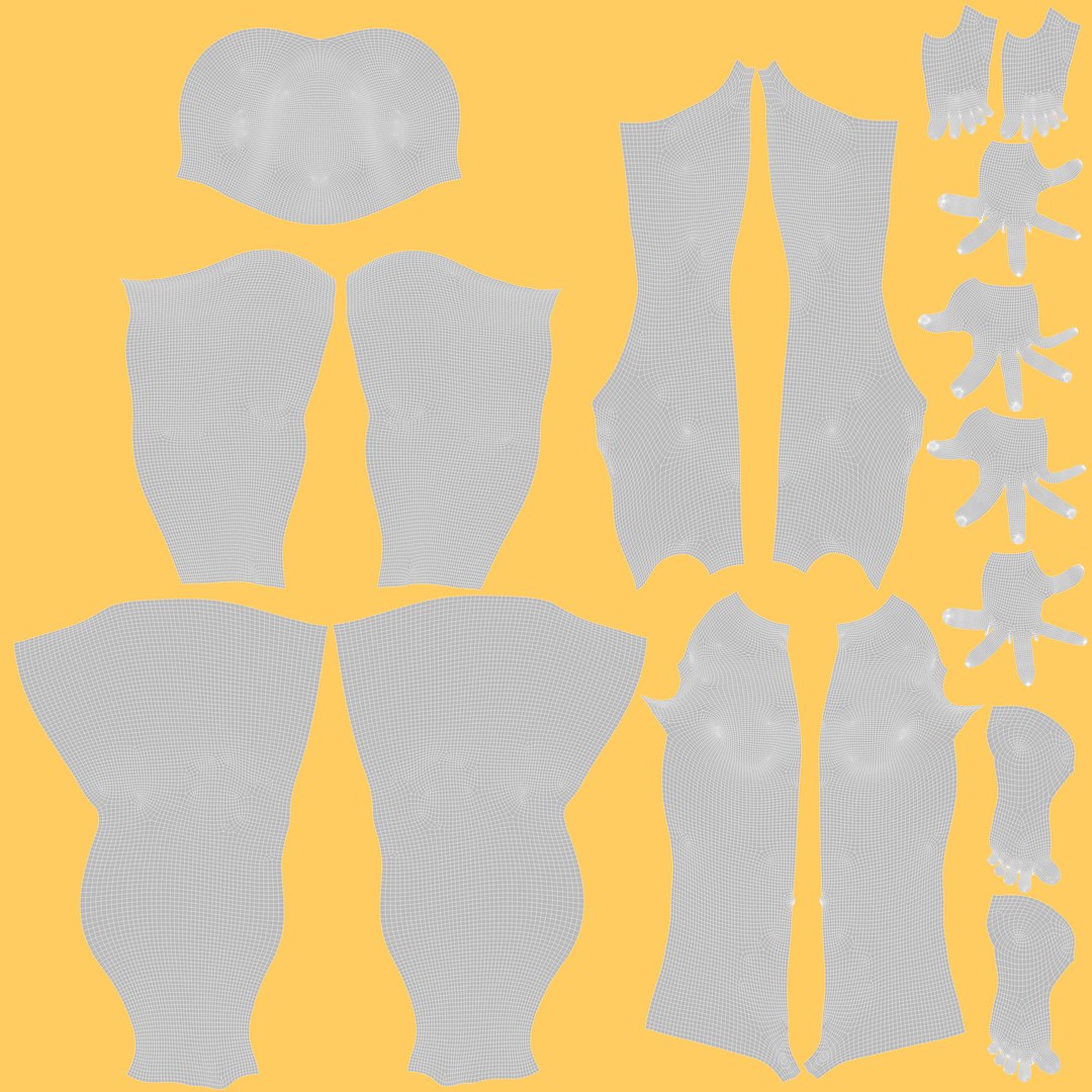 Mannequin T Pose Model - TurboSquid 2166894