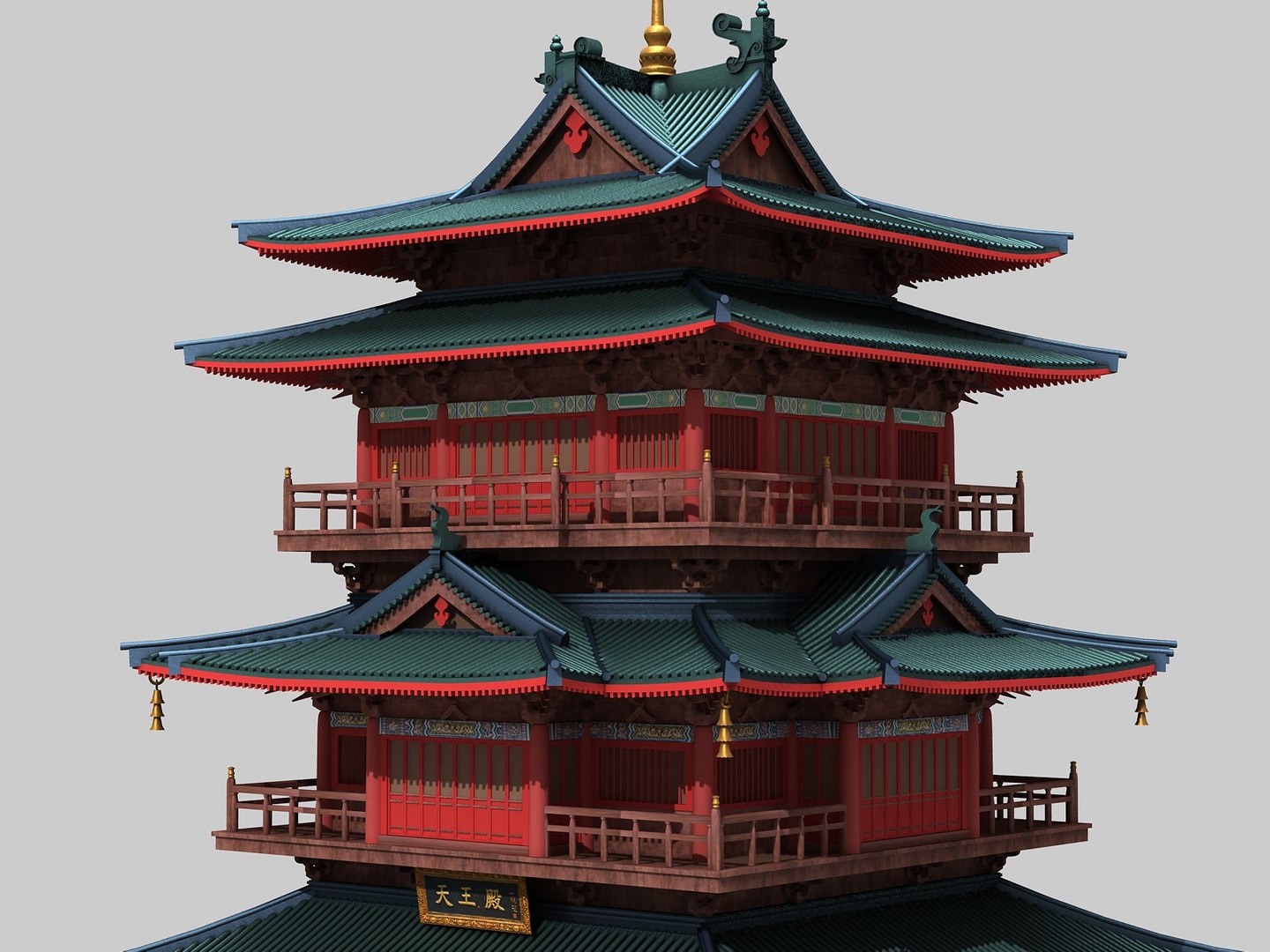 3D Model Chinese Building - TurboSquid 1274151