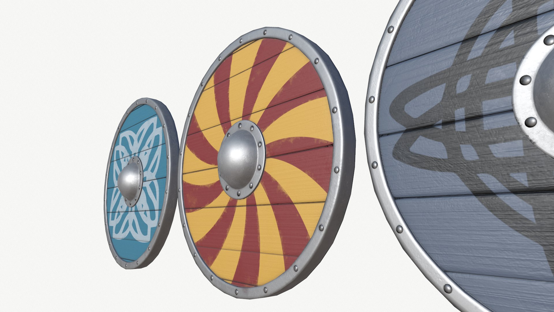 Viking Shield Collection Model - TurboSquid 2223409