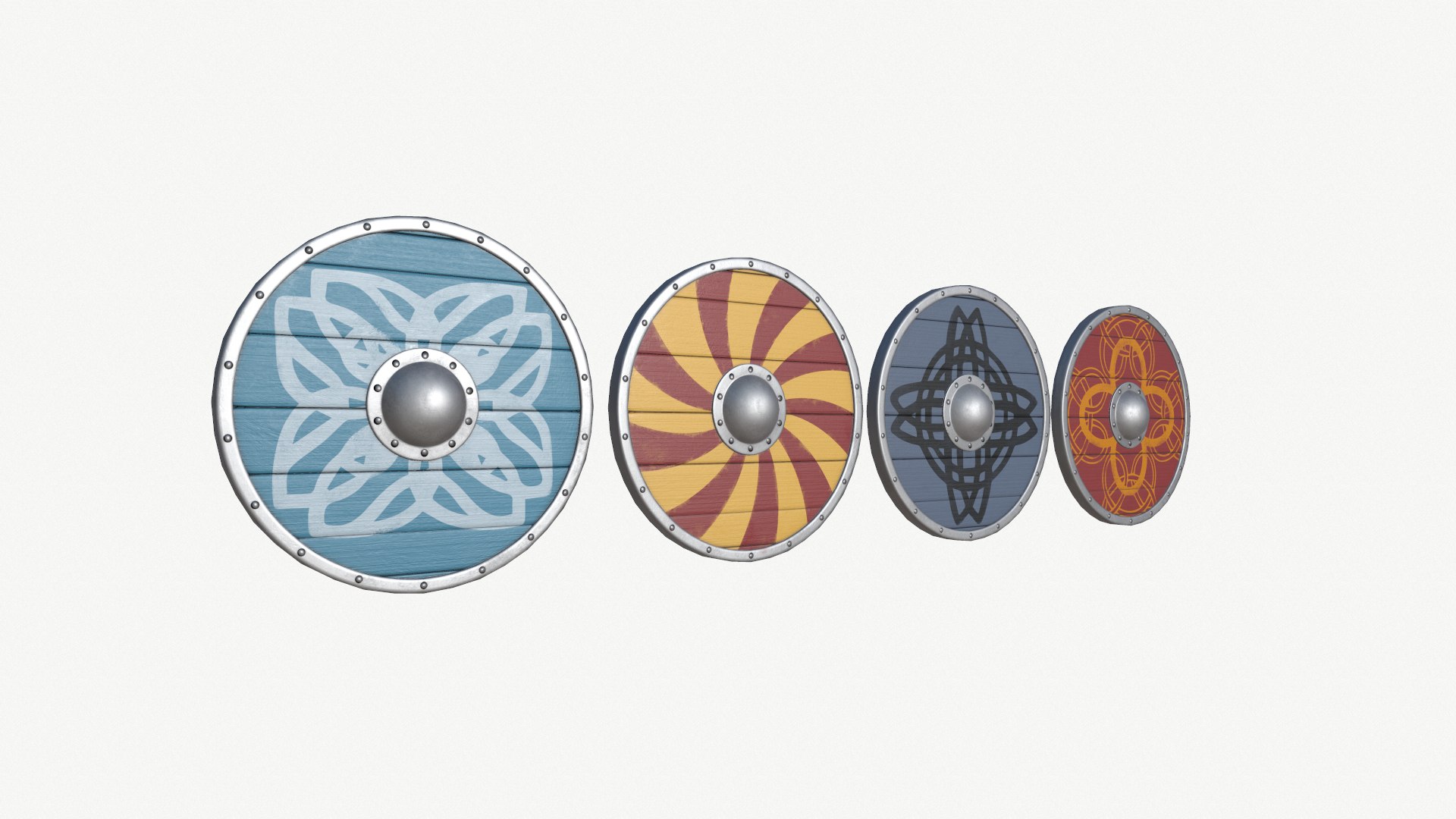 Viking Shield Collection Model - TurboSquid 2223409