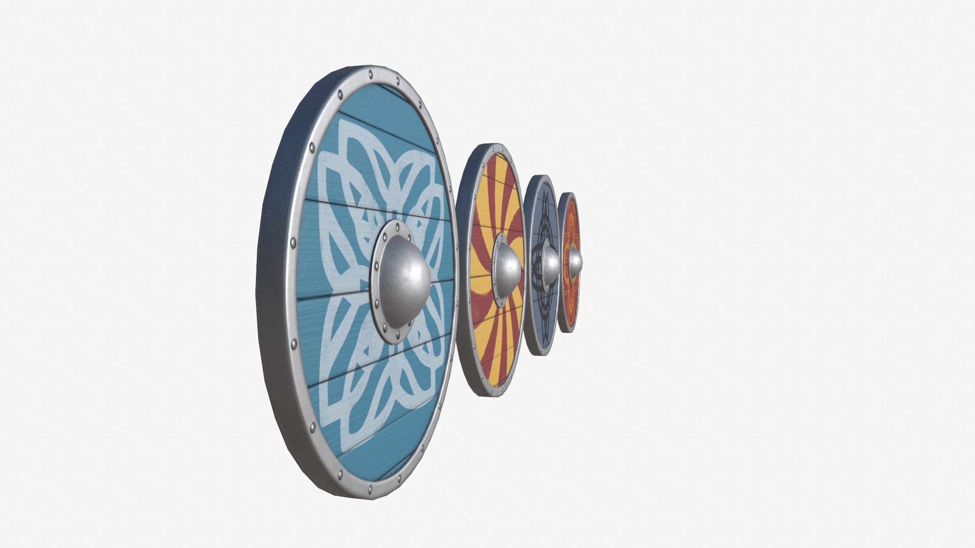 Viking Shield Collection Model - TurboSquid 2223409