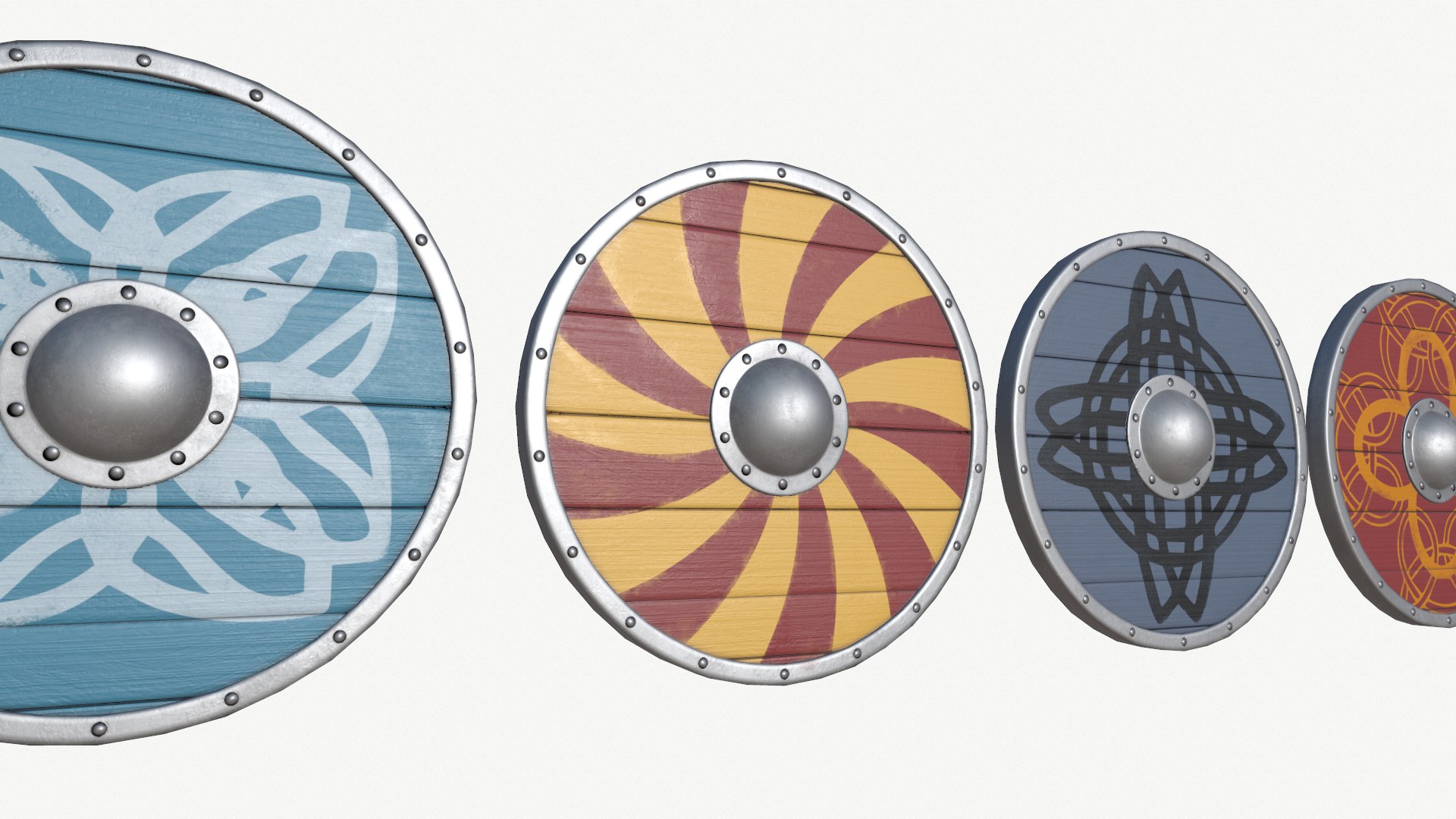 Viking Shield Collection Model - TurboSquid 2223409