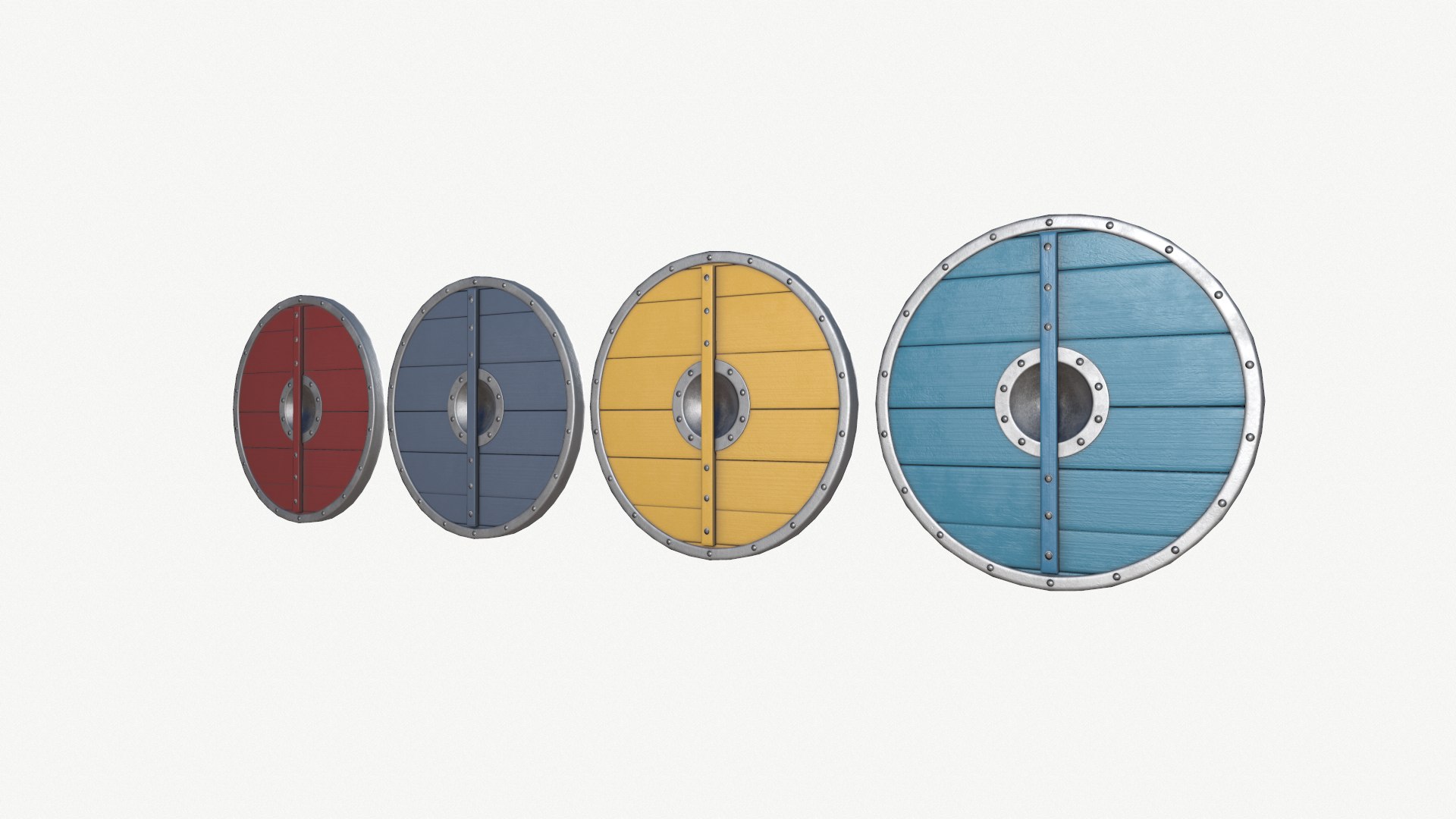Viking Shield Collection Model - TurboSquid 2223409