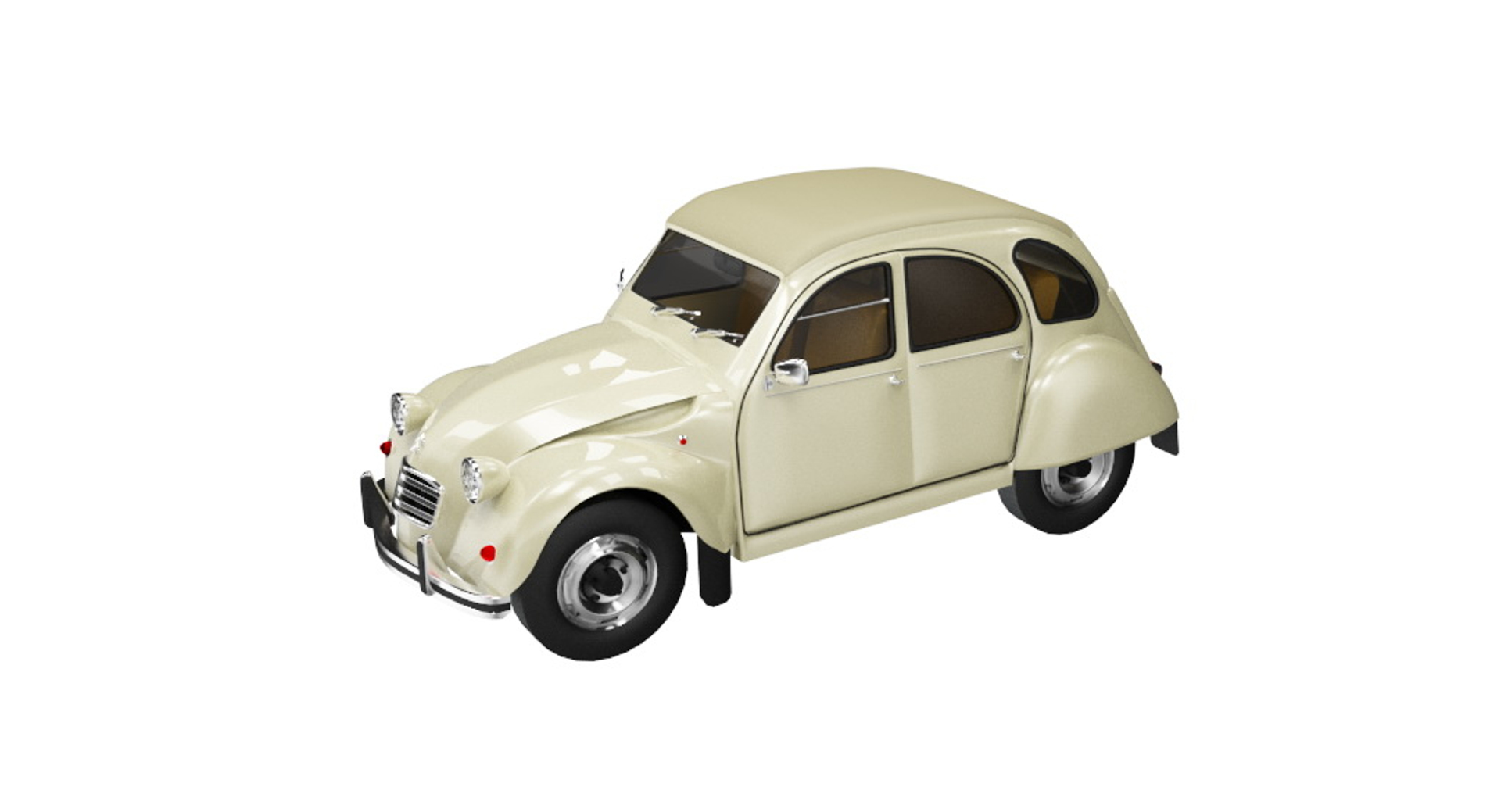 Citroen 2cv 3d Model