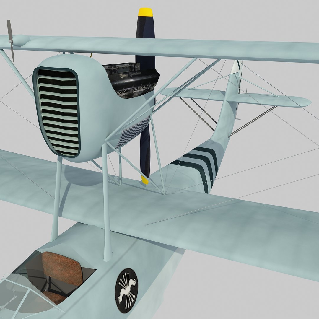 3D seaplane macchi m 41 - TurboSquid 1348658