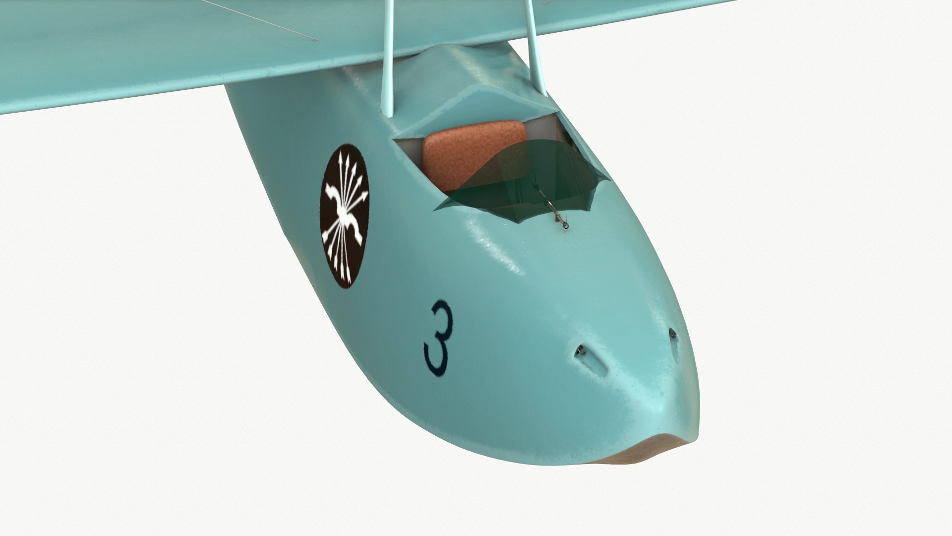 3D seaplane macchi m 41 - TurboSquid 1348658