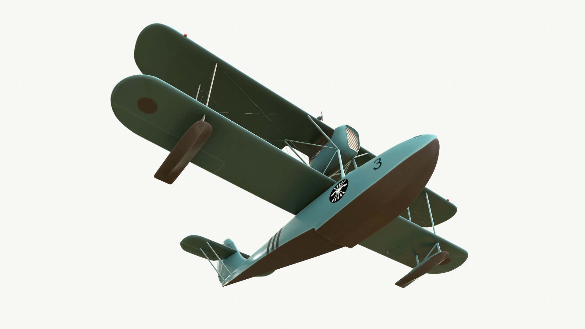 3D seaplane macchi m 41 - TurboSquid 1348658