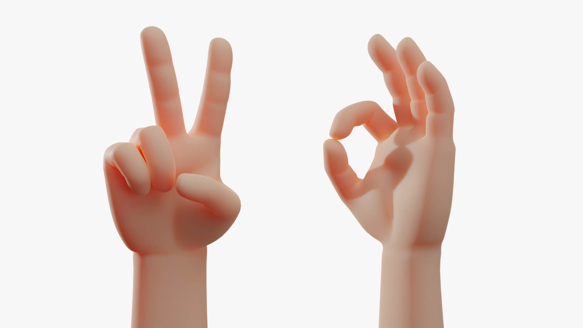 Cartoon Hands Rigged For Blender 3D Model - TurboSquid 2057166