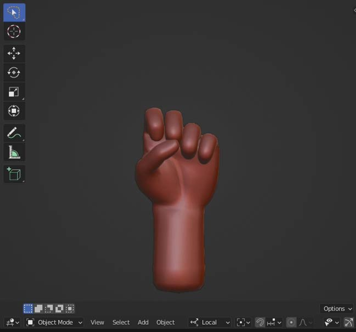 Cartoon Hands Rigged For Blender 3D Model - TurboSquid 2057166