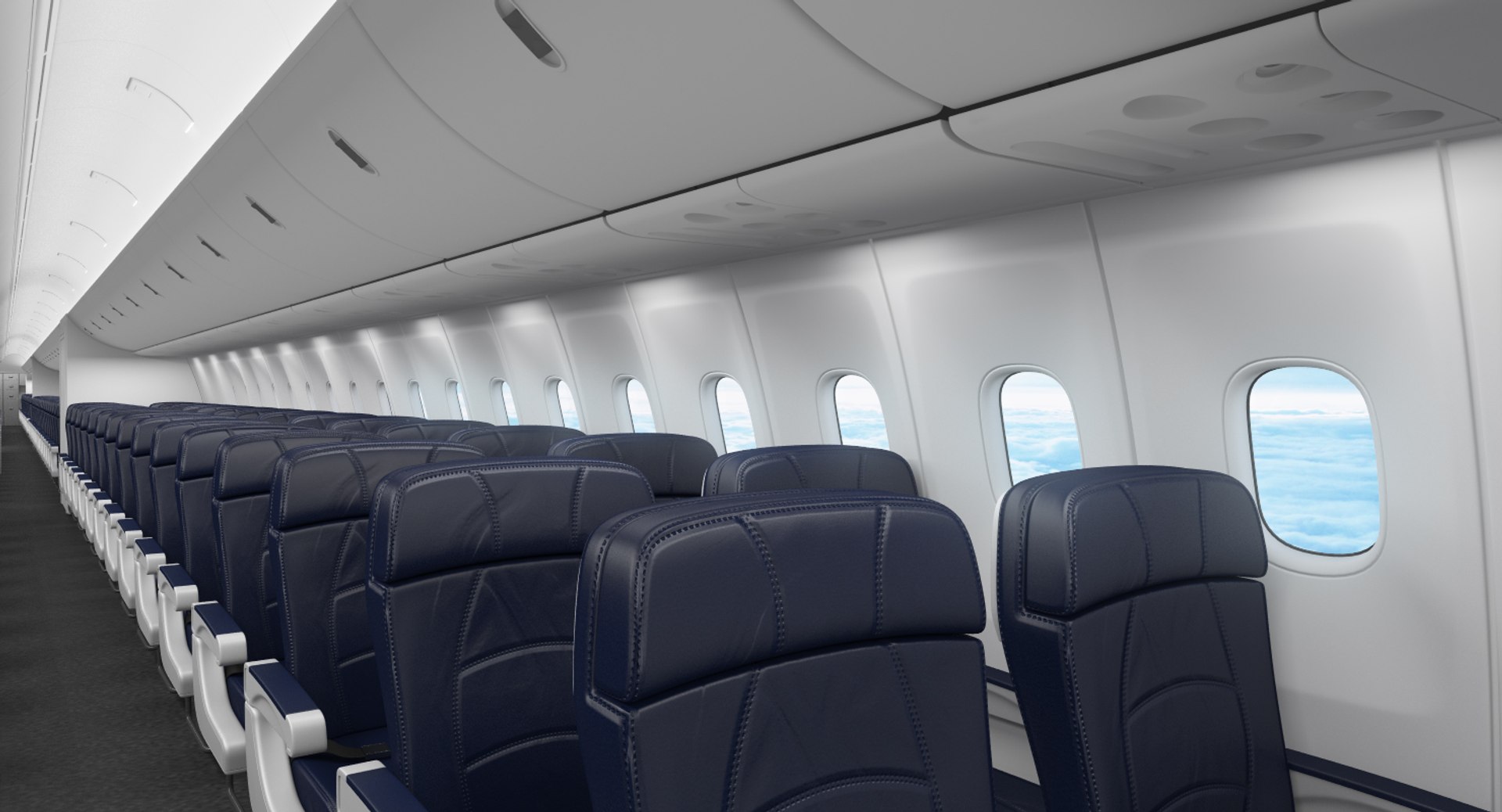 3D Boeing 767-400 Interior Delta Model - TurboSquid 1272165
