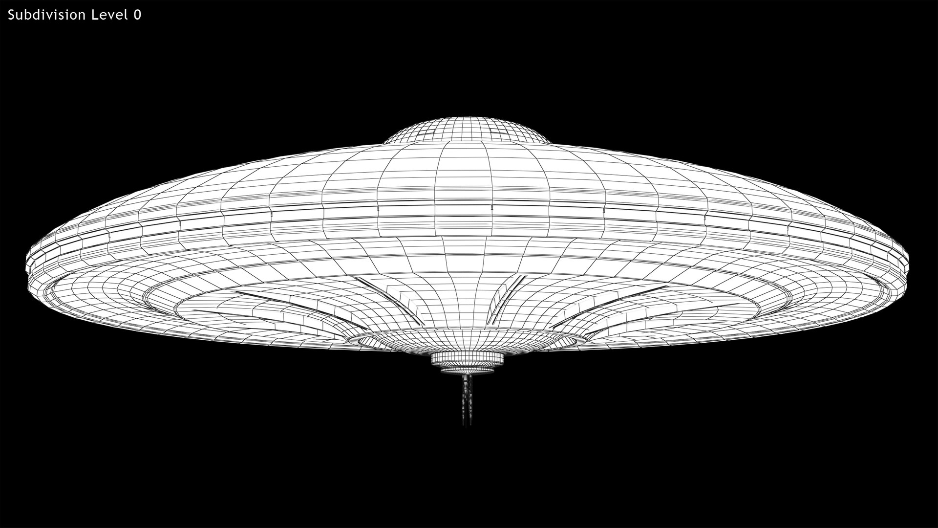 3D UFO Classic - TurboSquid 2309593