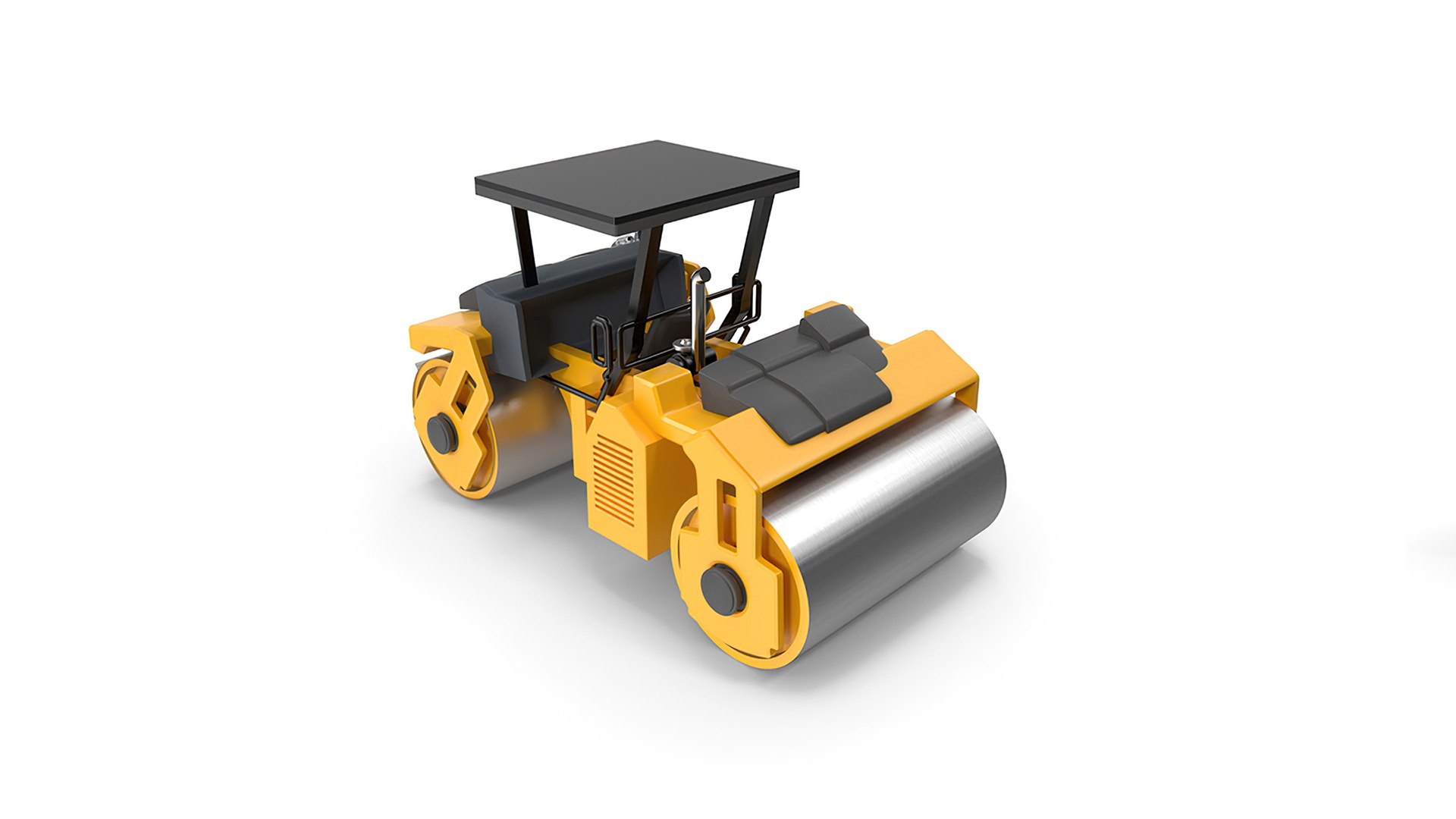 Asphalt Roller Model - TurboSquid 2136472