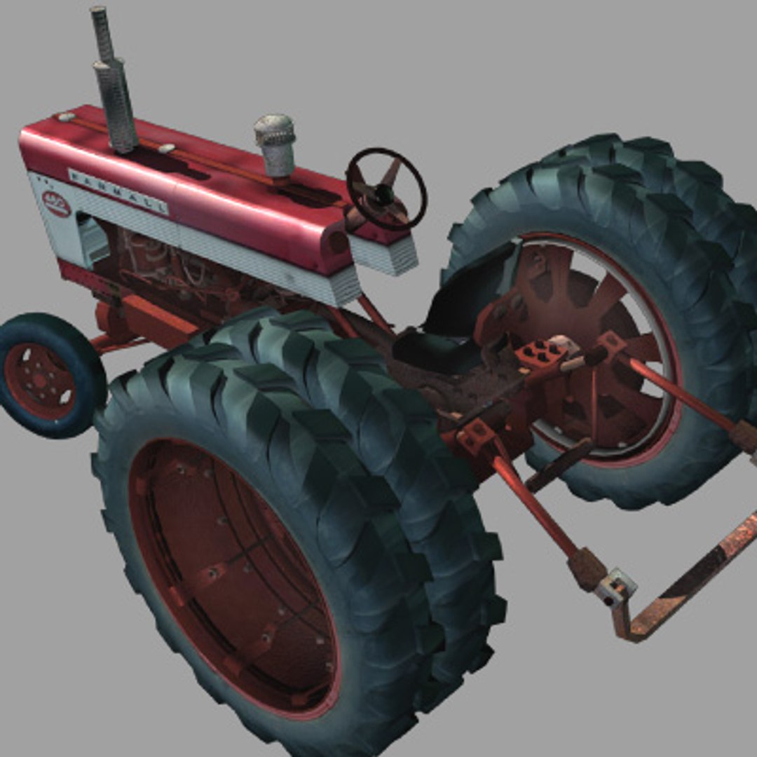 3d International Tractor Model