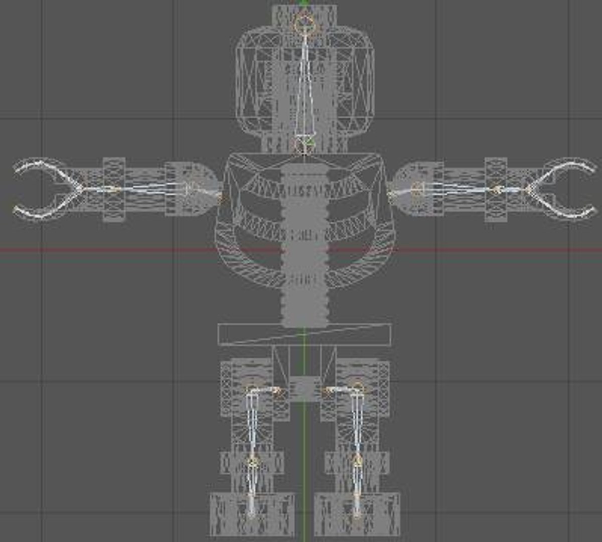 3d Lego Skeleton Rigged
