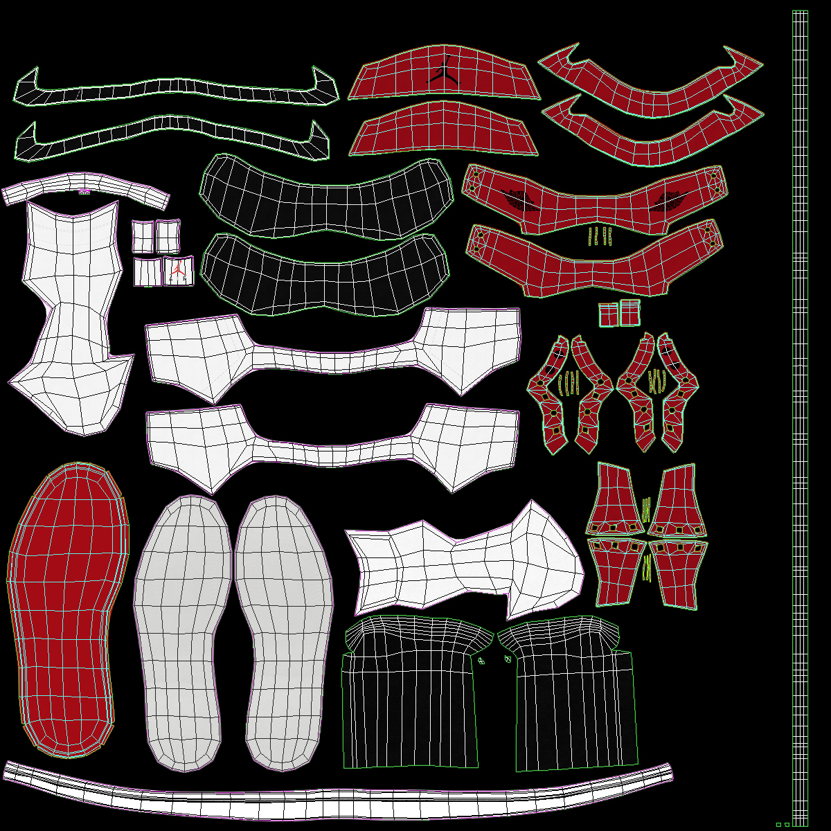 3d model shoes air jordans 1