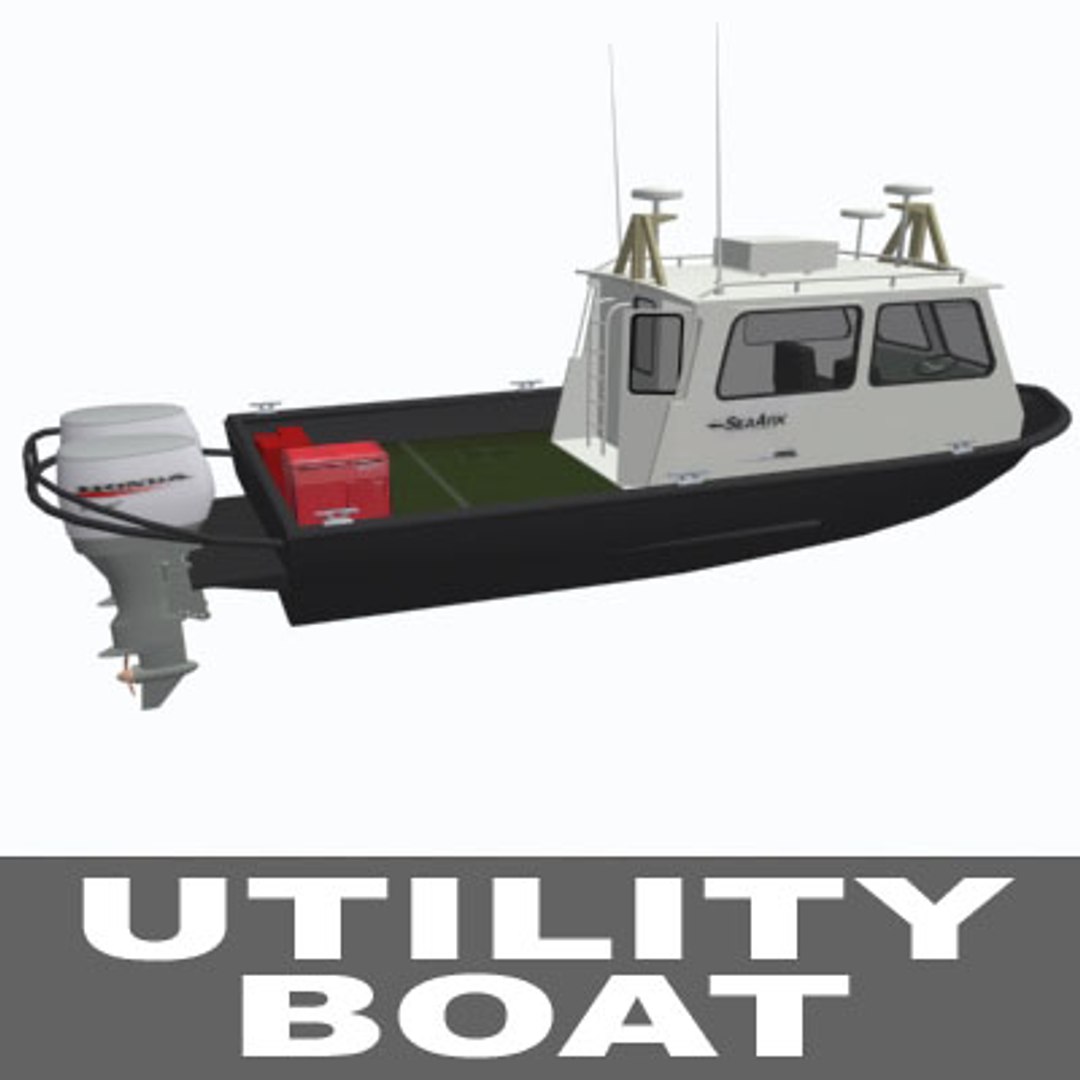 Utility Boat 3d Max