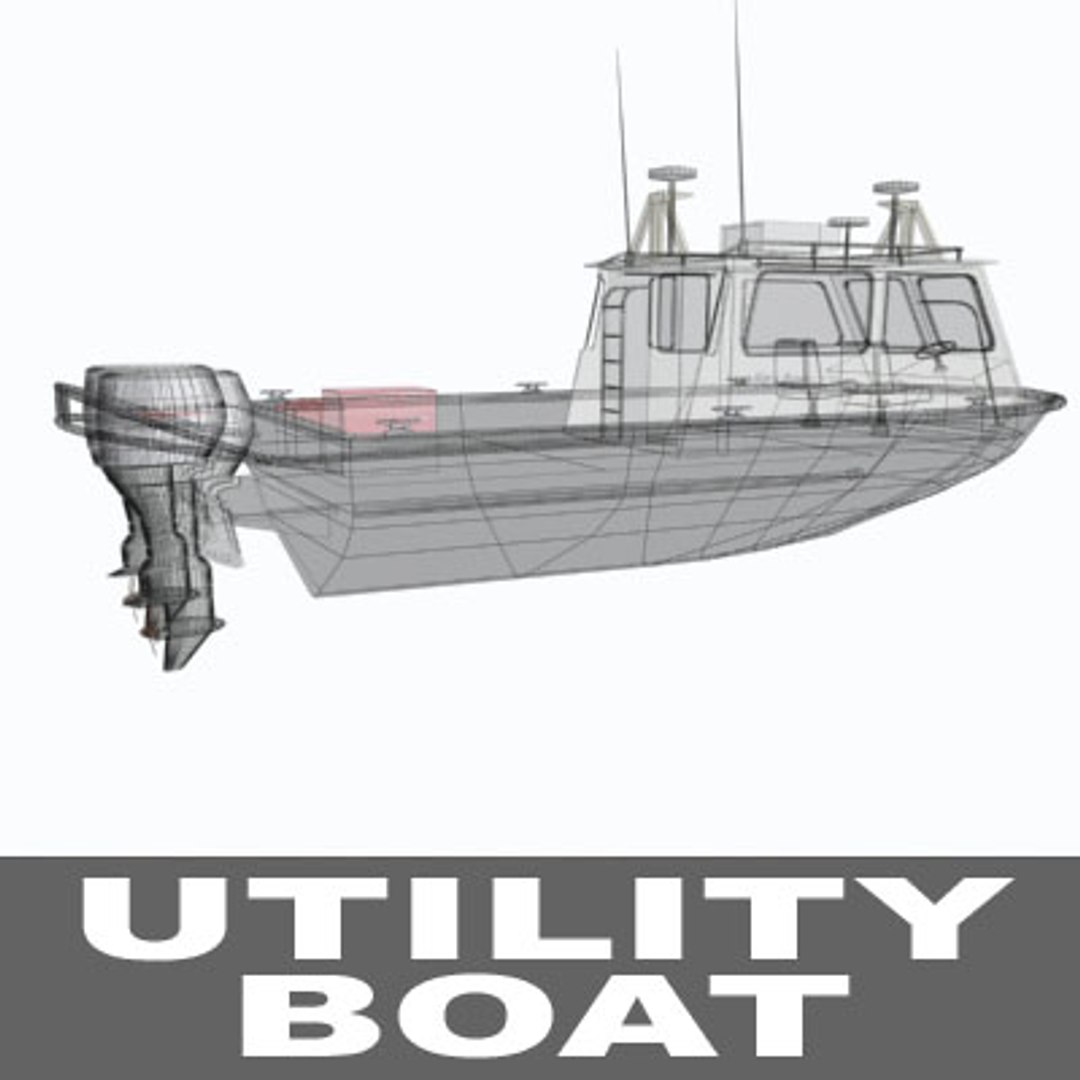Utility Boat 3d Max