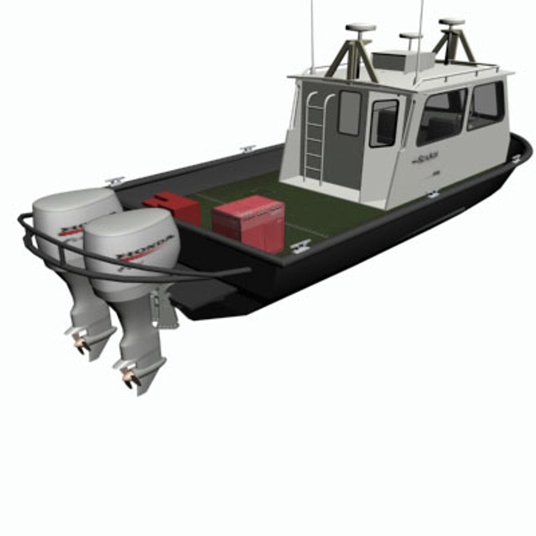 Utility Boat 3d Max