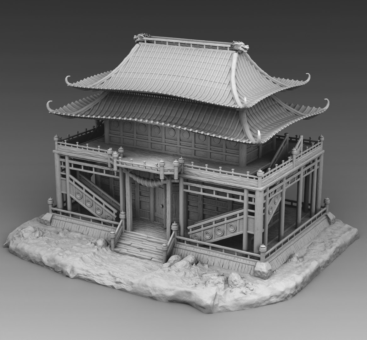 Chinese Palace Model - TurboSquid 1948031