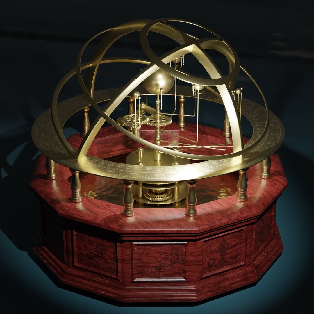 Orrery Planetary Solar System Display 3D model - TurboSquid 2176198