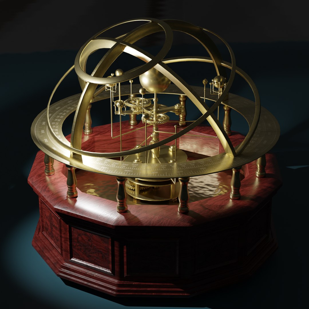 Orrery Planetary Solar System Display 3D model - TurboSquid 2176198