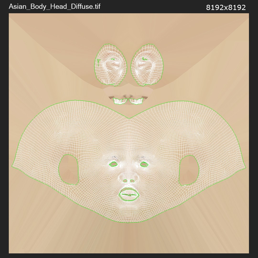 3D Model Asian Male Body - TurboSquid 1713983