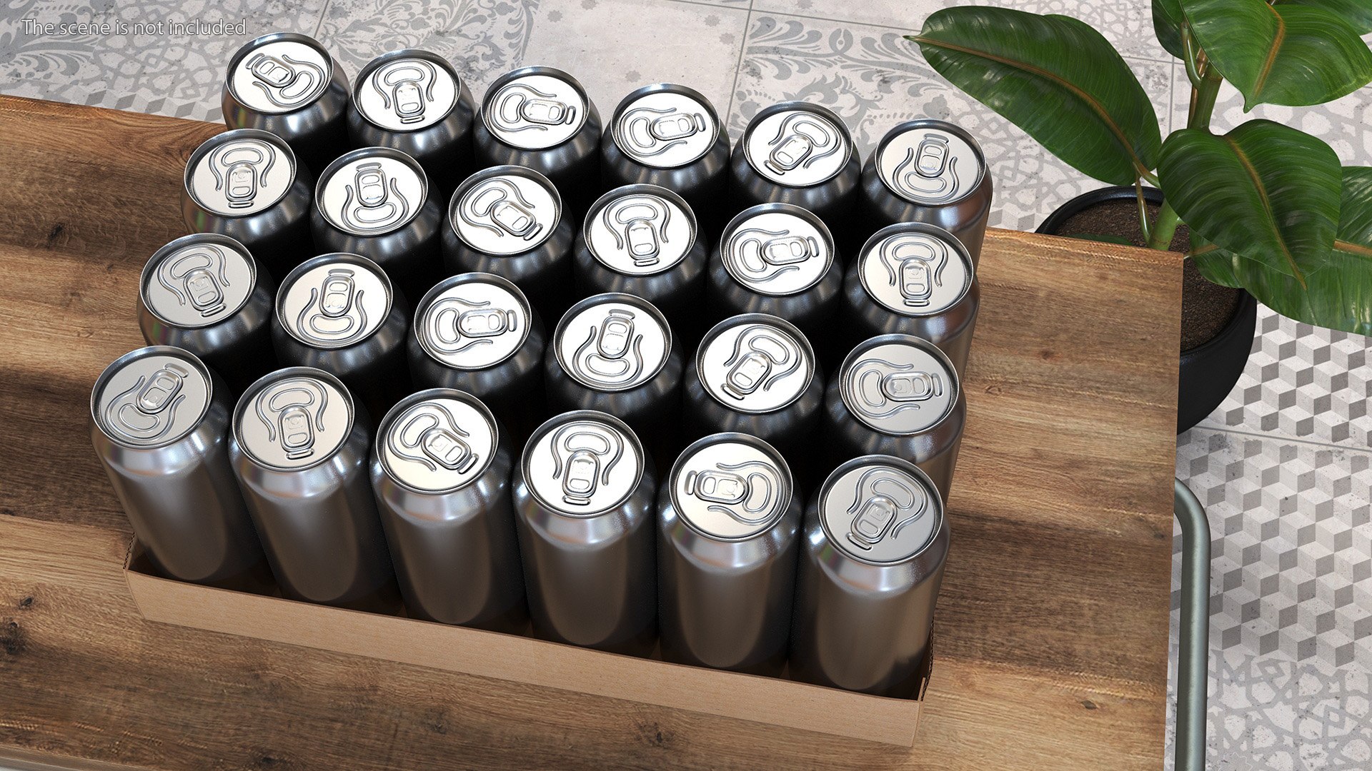 Transparent Pack With 24pcs 500ml Aluminium Cans 3D Model - TurboSquid ...