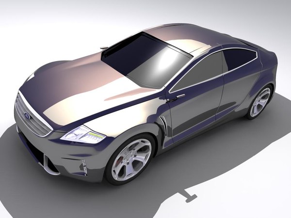 3d concept car iosis model