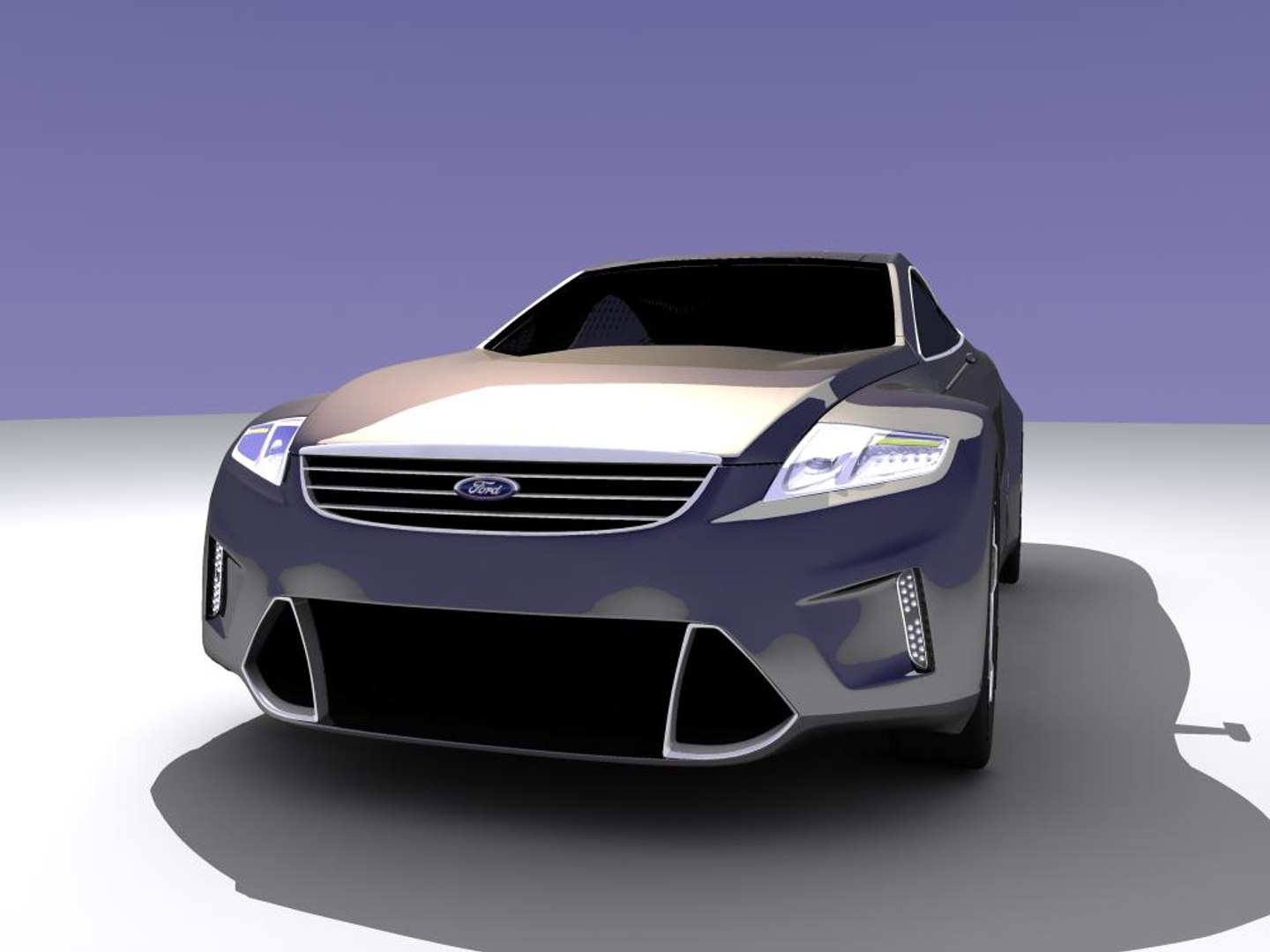 3d concept car iosis model