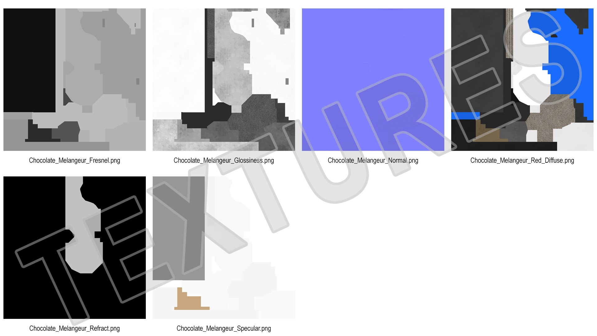 Chocolate Melanger Blue 3D - TurboSquid 2222841