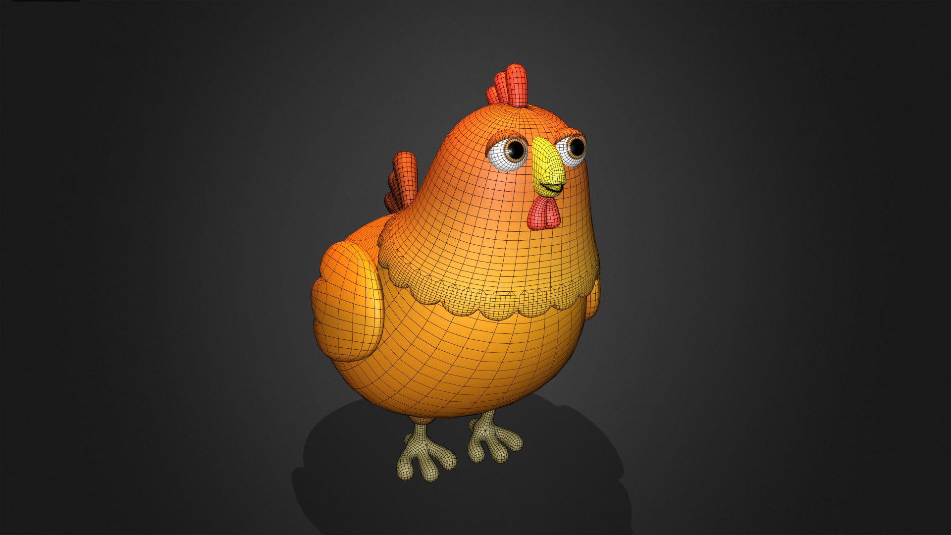 Asset - Cartoons - Chicken Hen Rigged Model - TurboSquid 2169447