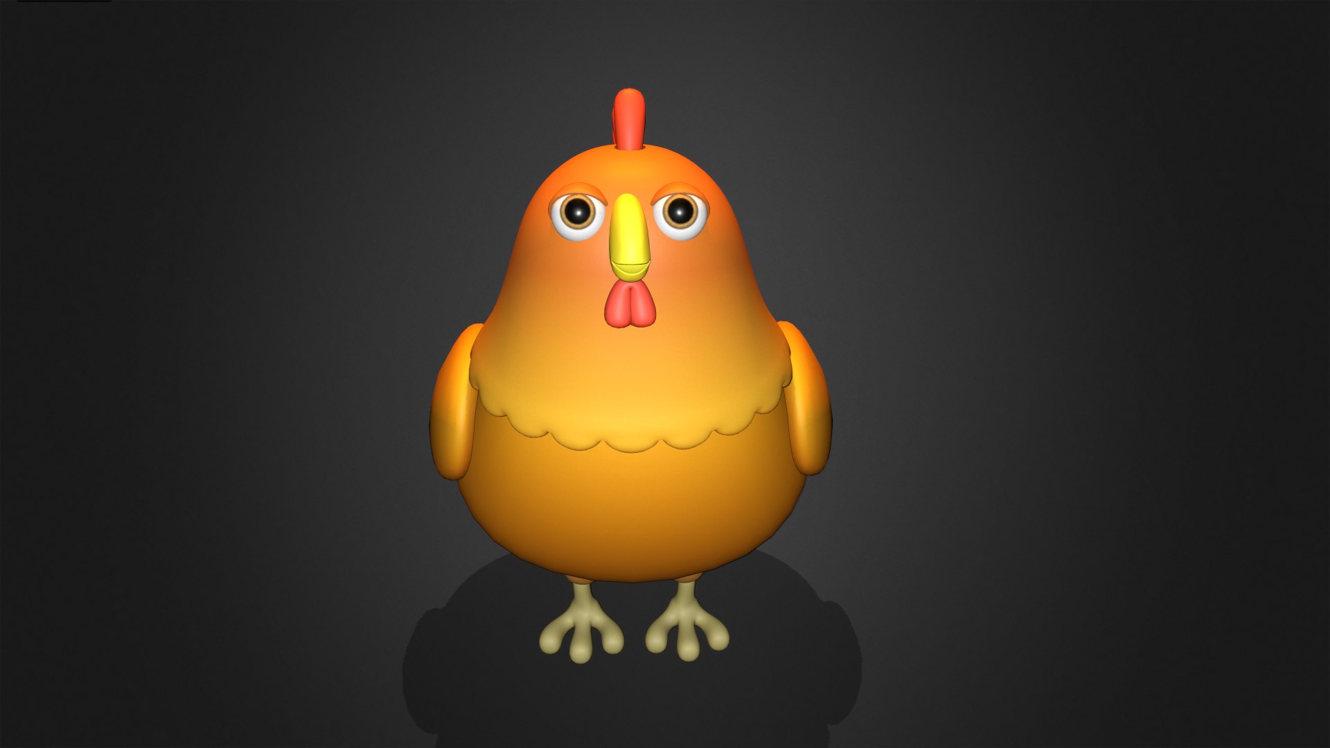 Asset - Cartoons - Chicken Hen Rigged Model - TurboSquid 2169447