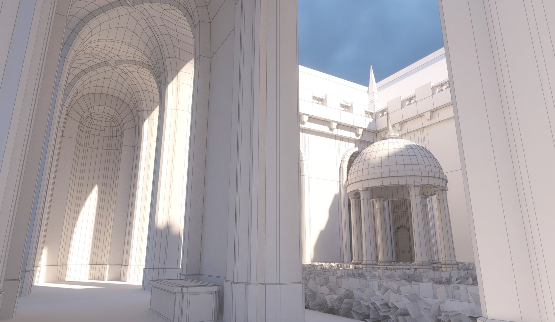 Interior castle 2 pbr 3D model - TurboSquid 1262865