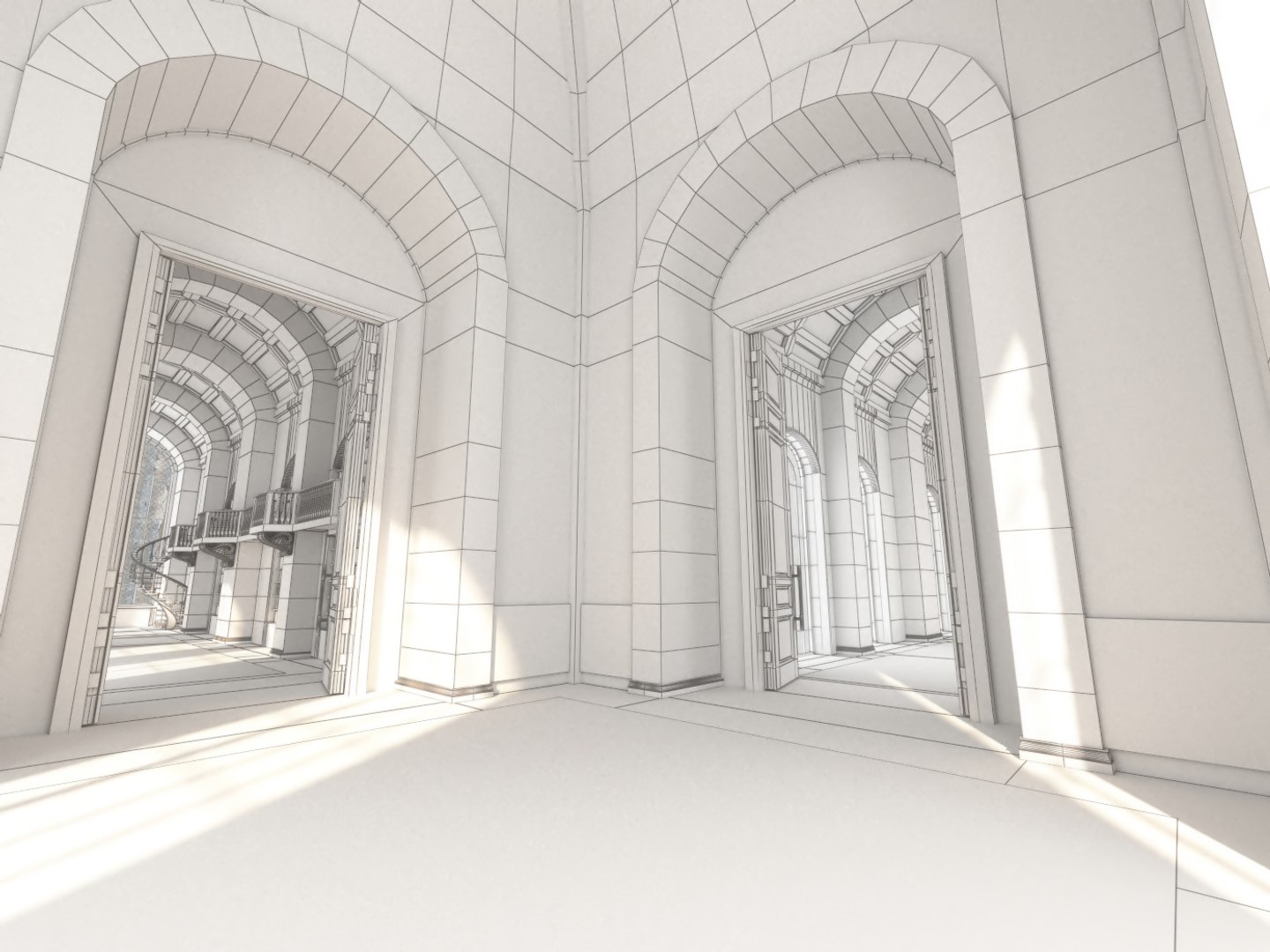 Interior castle 2 pbr 3D model - TurboSquid 1262865