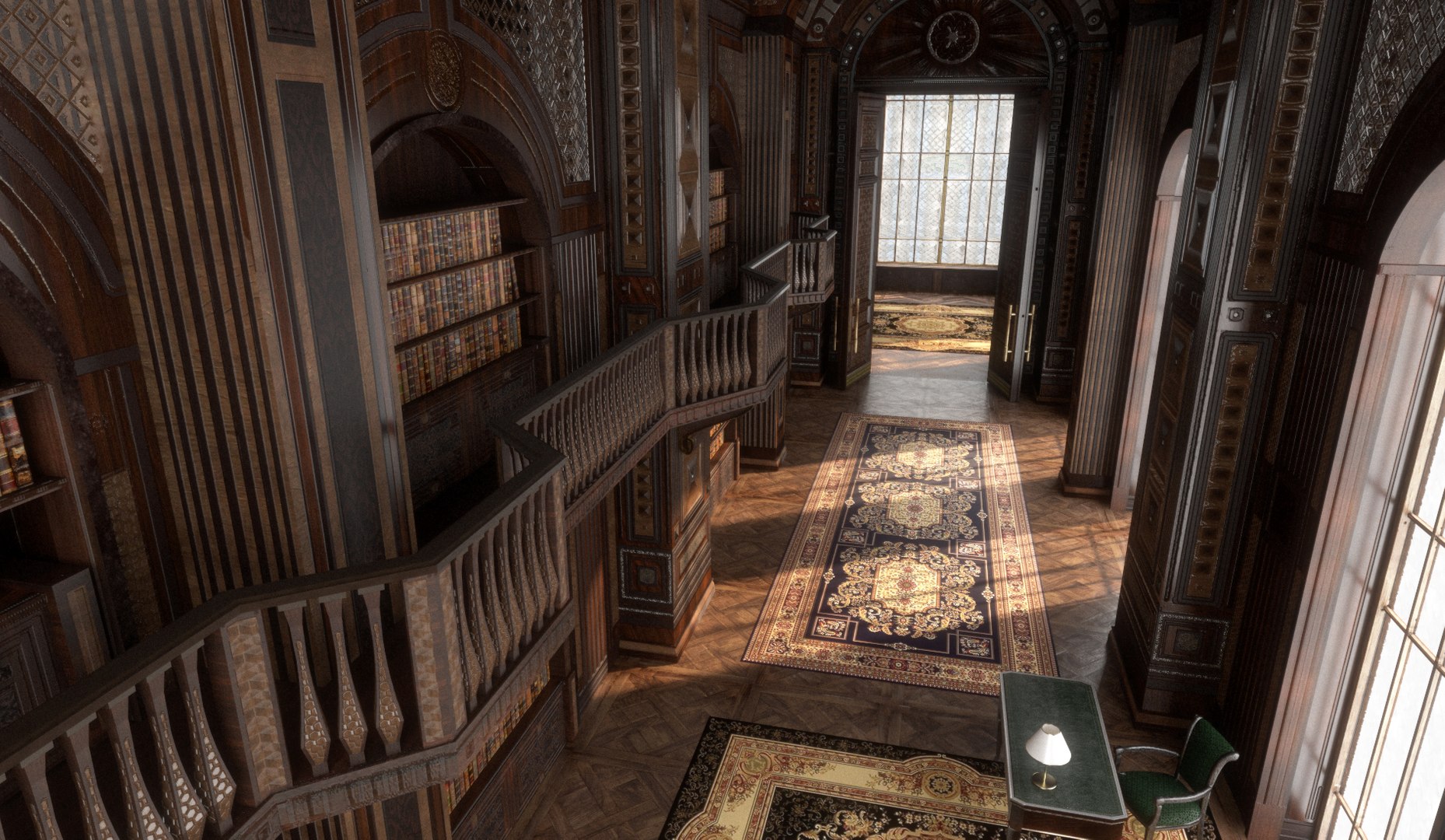 Interior castle 2 pbr 3D model - TurboSquid 1262865